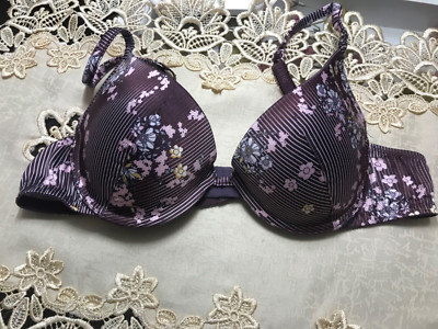 Bra Piere Cardin Style us 34b it3b eu 75b paddede underiwed brown pink white | eBay