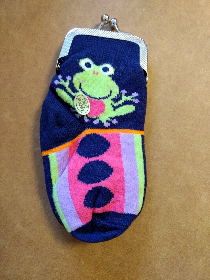 Sock Purse Baby Coin Change Cat Dog Shoe Star Monkey Heart Frog Cow 15% ...