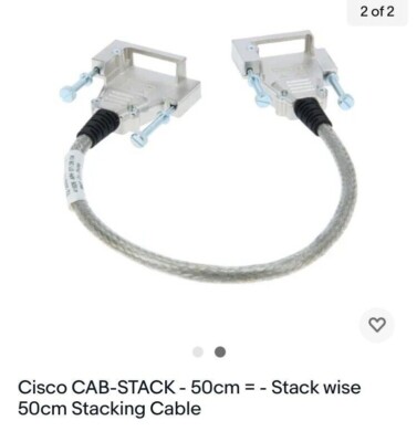 Cisco (CAB-STACK-1M-NH=) Cable New Uk Stock 50cm 72-2632-01 ...