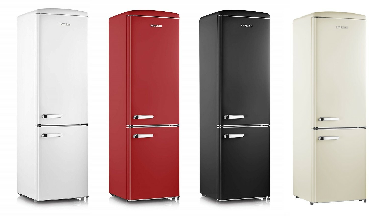 FRIGORIFERO COMBINATO ANNI 50 VINTAGE RETRO' SEVERIN RKG 183x55 Cl. E ...