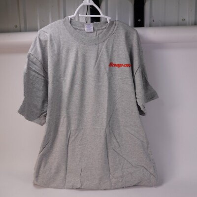 Snap On Gray Racing T-shirt New Size Large | eBay