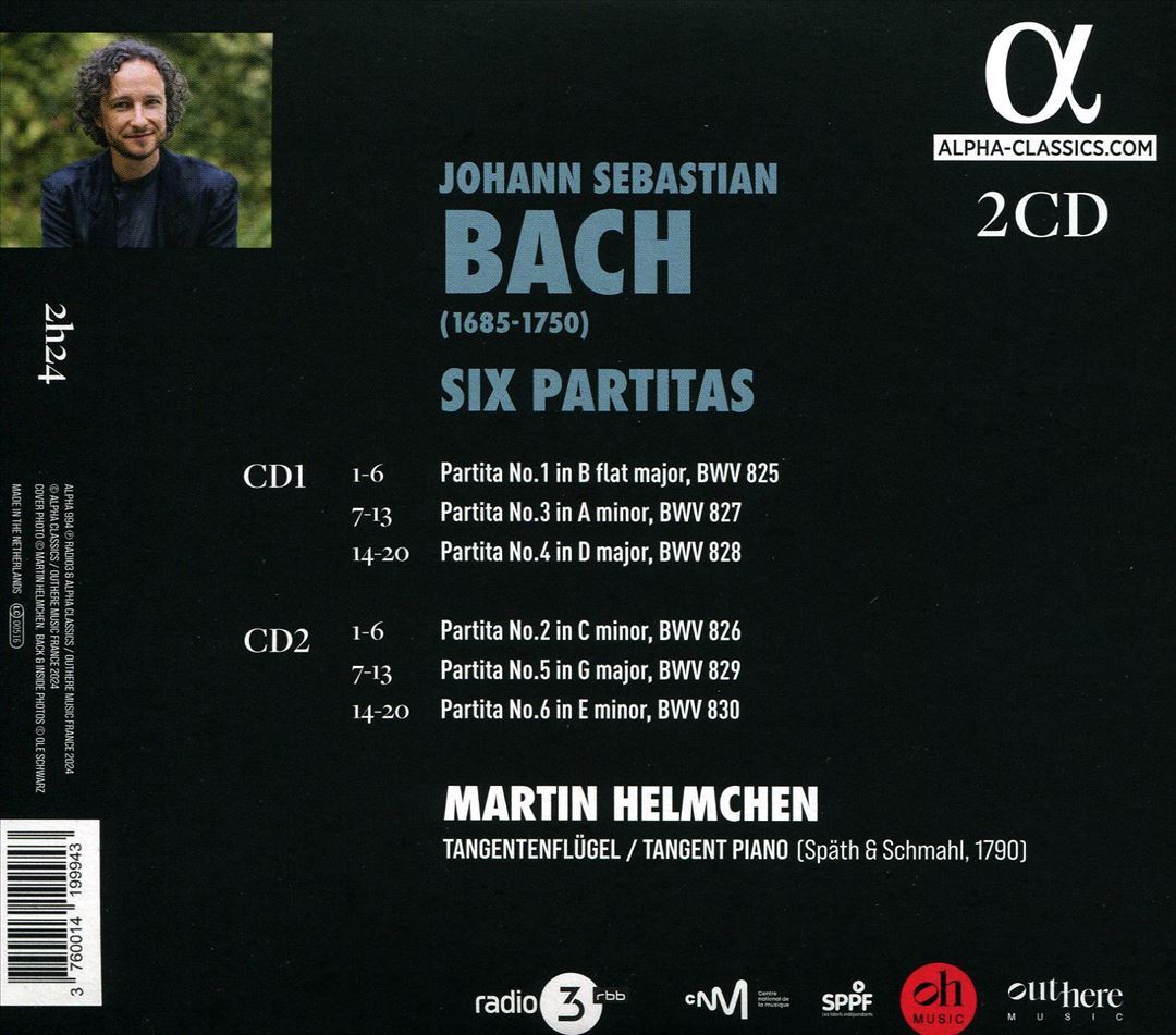 MARTIN HELMCHEN BACH: SIX PARTITAS NEW CD 3760014199943| eBay