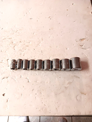 Proto 3/8 Drive 9 Pc. Socket Set, 6 Point, 3/8" to 7/8" | eBay