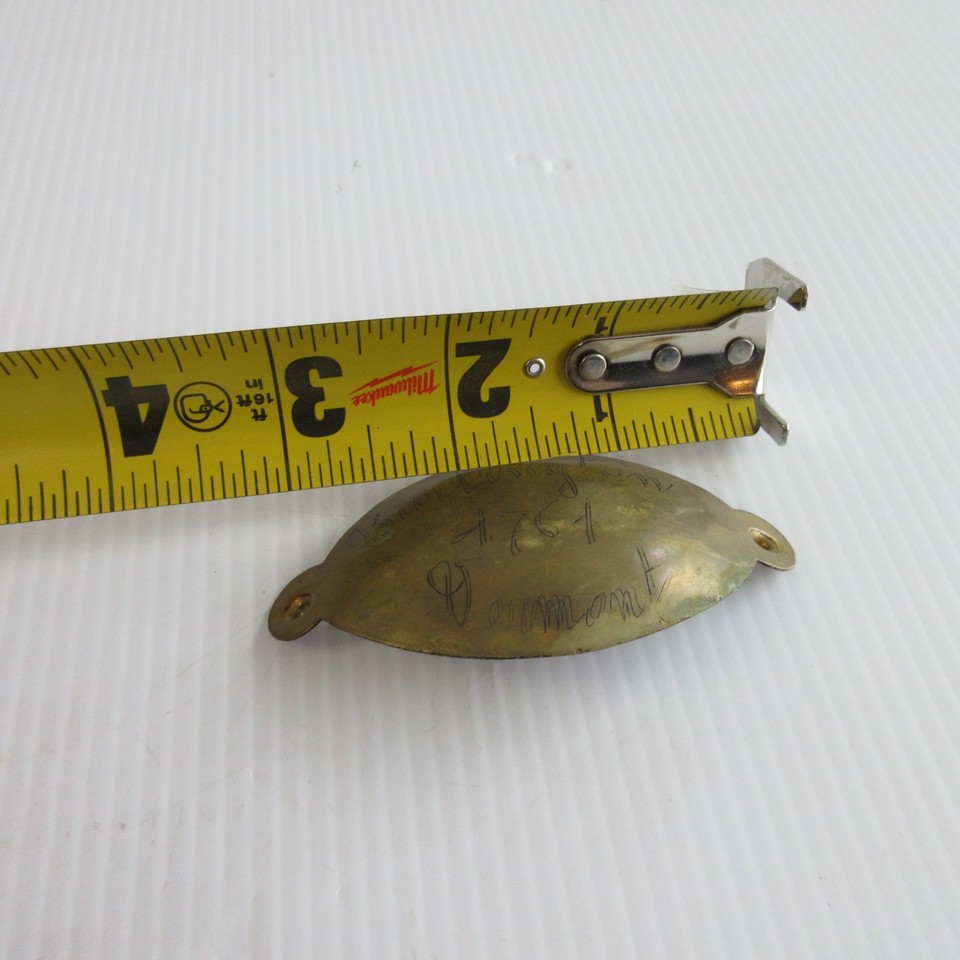 Antique unknown Brass Nameplate Burlington Vermont 1761 VT oddity | eBay