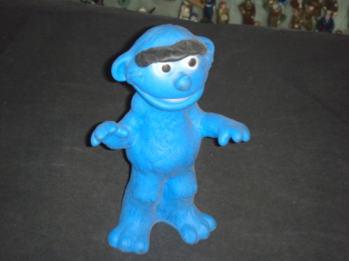 SÉRIE TV JOUET FIGURINE POUET 1 RUE SÉSAME LE MONSTRE BLEU MORDICUS ...