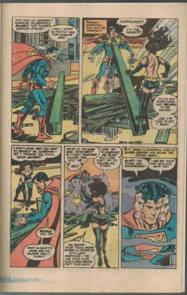 Superman 336 The Rose & The Thorn! VF 1979 DC Comic | eBay