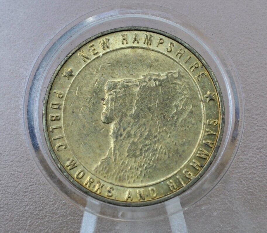 New Hampshire Toll Token - Old Man on the Mountain Old NH Transit ...