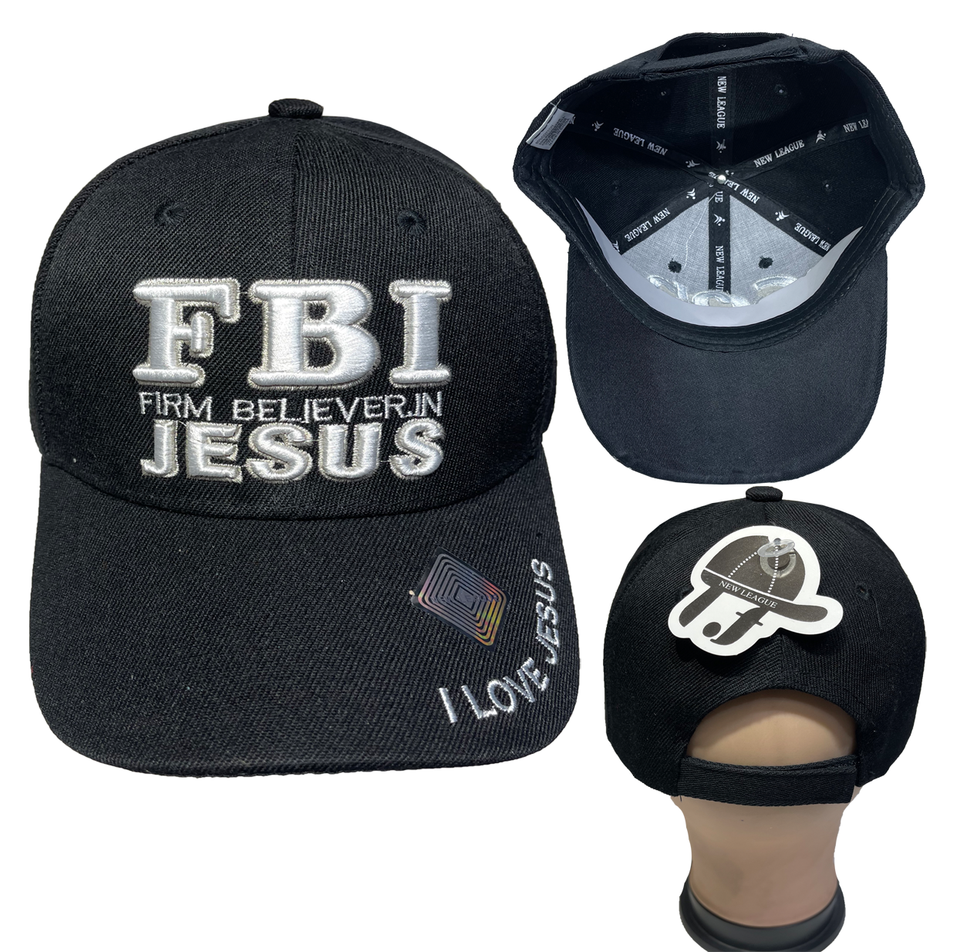 SOLD OUT FBI FIRM BELIEVER IN JESUS Religion Adjustable Baseball Cap ...