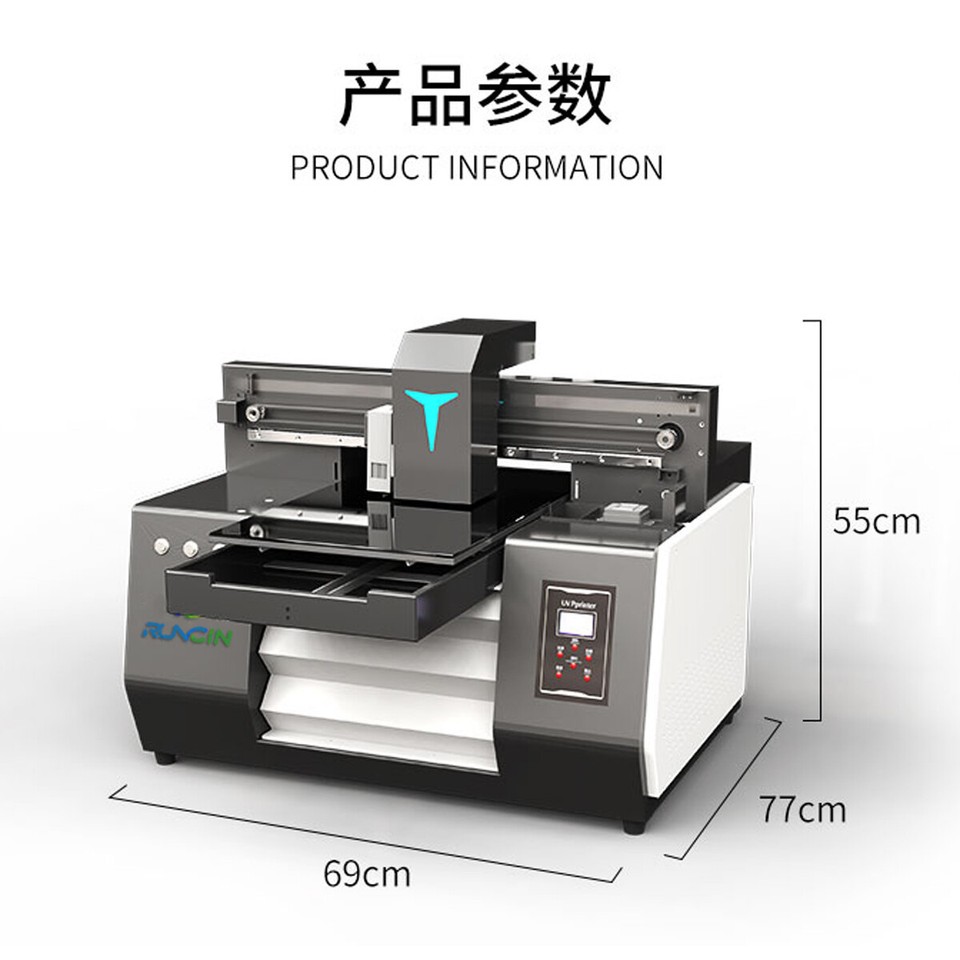 A3 UV Printer Inkjet Printers Logo Printing Machine UV Flatbed Printer ...