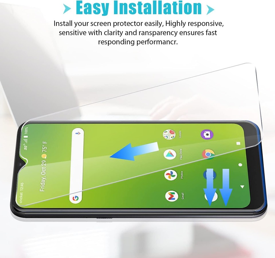 For BLU G93 G73 G63 G53 G33 F92e G52L G72 Max 9H Tempered Glass Screen ...