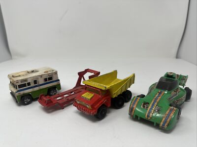 Vintage Matchbox Super Kings K4 Dump Truck, 1984 Trailer, 1973 Gen ...