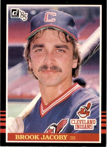1985 Donruss Brook Jacoby . Cleveland Indians #154 | eBay