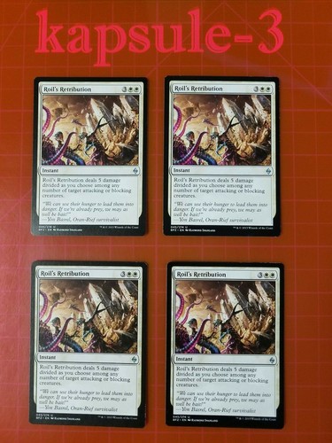 4x Roil's Retribution | Battle for Zendikar | MTG Magic Cards | eBay