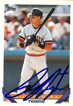 Rico Brogna autographed Baseball Card (Detroit Tigers) 1993 Topps #598 ...