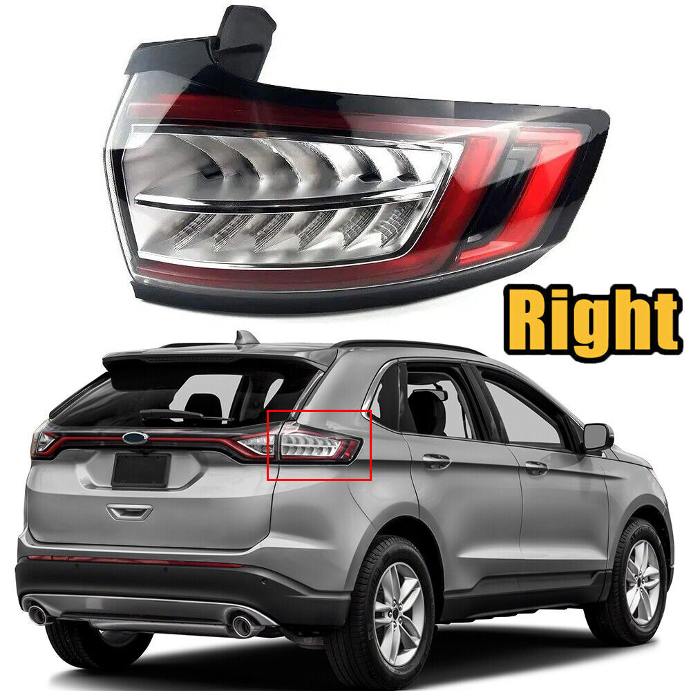 1 Pcs Right Side Tail Light Assembly Outside for Ford Edge 2015 2016 ...