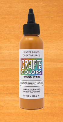 Burnt Orange Wood Stain - Crafty Colors Vibrant Water Based Wood Stains ...