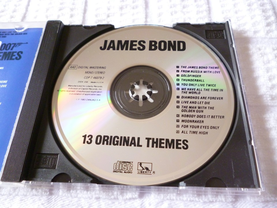 JAMES BOND 007 13 Original [Movie] Themes [Songs] CD Live & Let Die ...