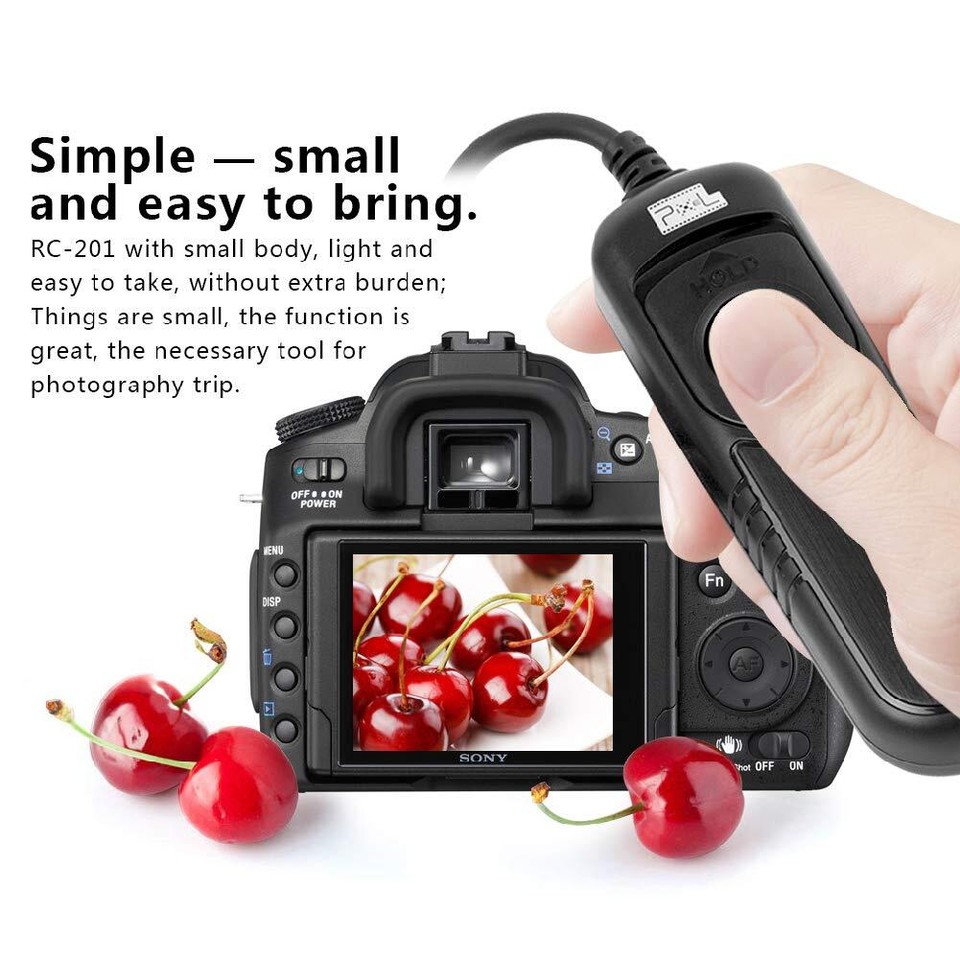 PIXEL RC-201/DC2 Wired Shutter Release Control for Nikon D750 D610 Z6 ...