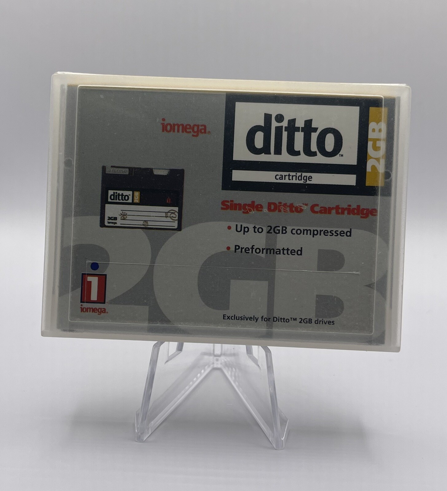New Iomega Ditto 2GB Cartridge with the original plastic case. - La Paz ...