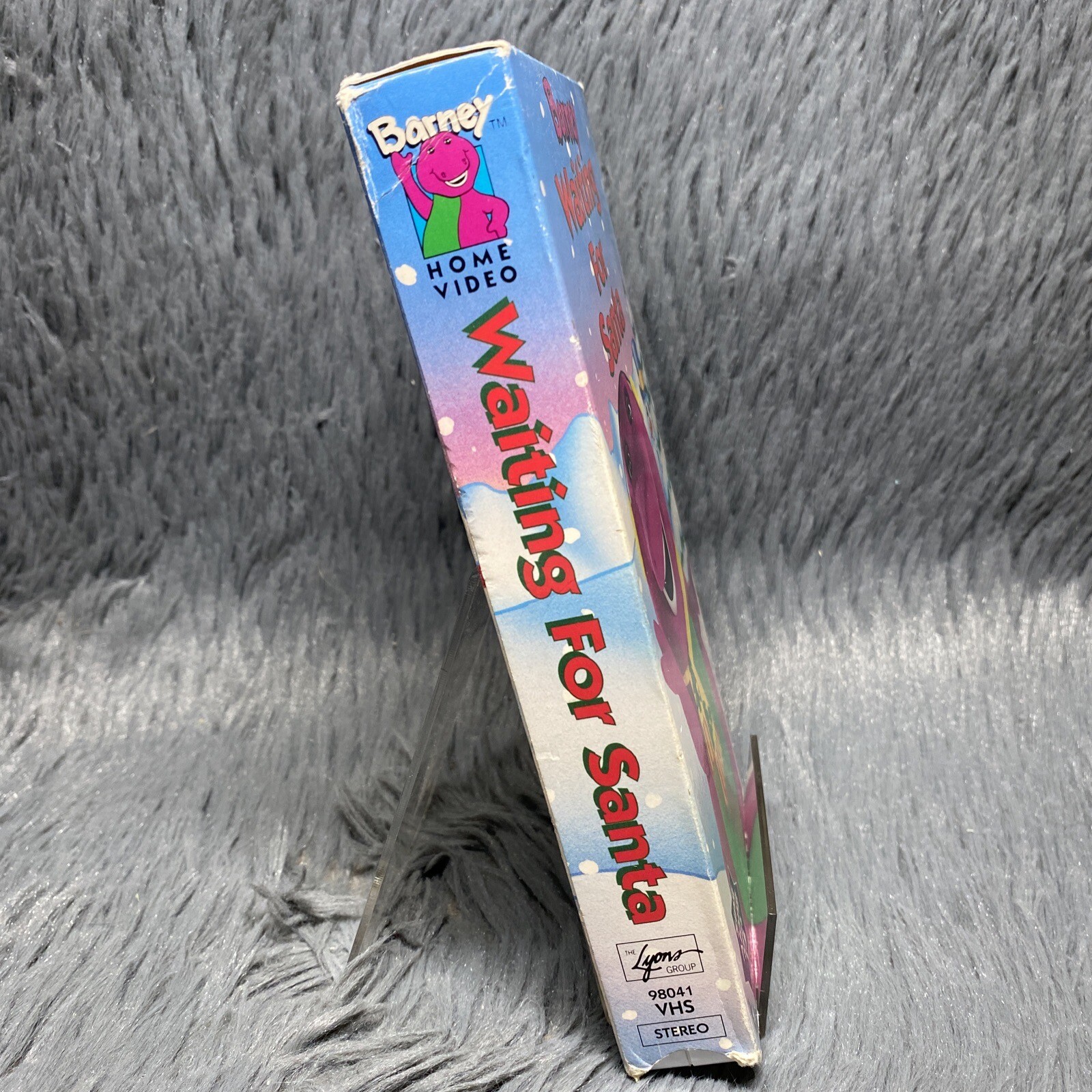 Barney: Waiting for Santa VHS Tape 1992 Sing Along White Tape Christmas ...