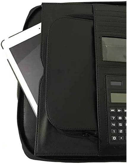 Briefcase 3-Ring Binder Folder Portfolio Organizer Planner w/Smart ...