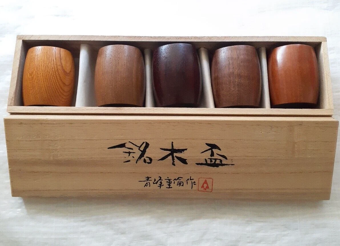 Saki Cup Wood