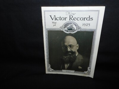 1925 VICTOR RECORDS ADVERTISING CATALOG " MAY 1ST 1925 " 16 PAGES - 100 ...