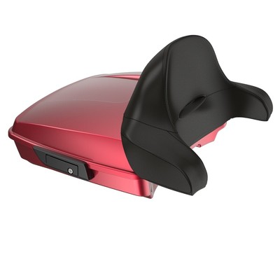 VELOCITY RED SUNGLO Rushmore Razor Tour Pack Wrap Around For Harley ...