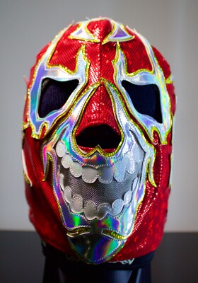 Mexican Wrestling Mask Mil Muertes AAA UNDERGROUND CMLL WWE Premium ...