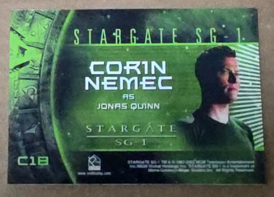 Stargate SG-1 Season 6 C18 Jonas Quinn From The Archives Costume | eBay