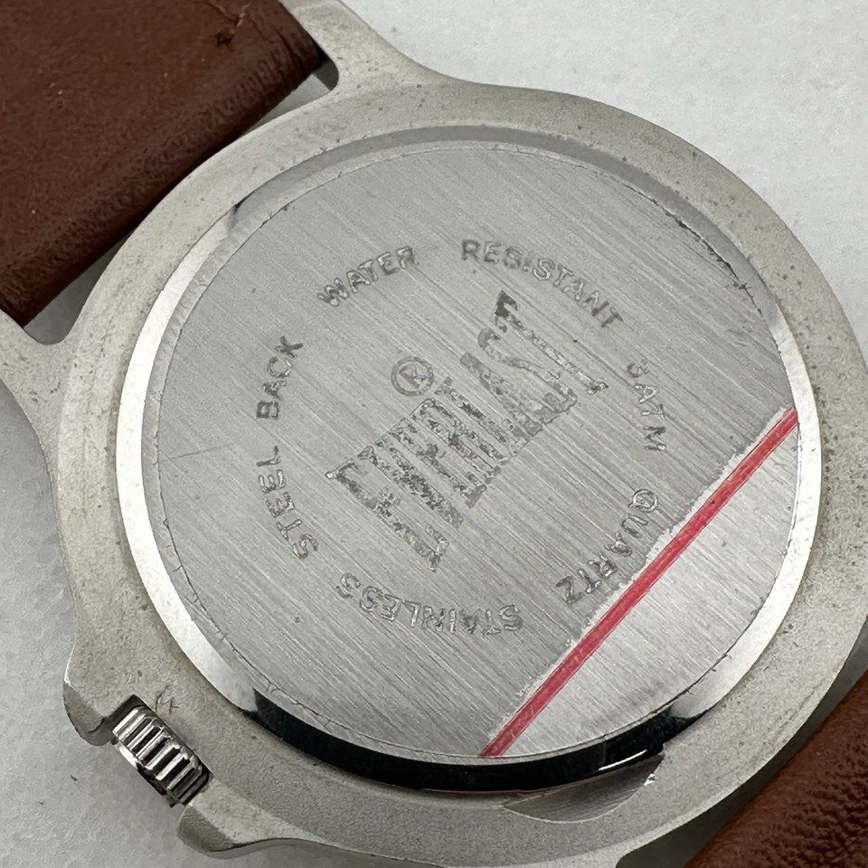 Vintage Men’s 36mm Everlast Boxing Easy Read Red Canvas Strap Watch ...