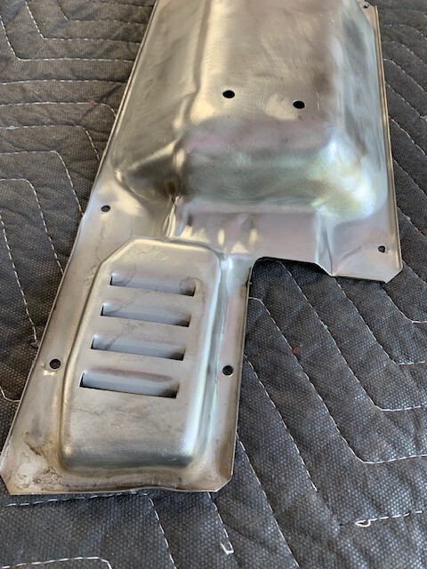 AMC AMX JAVELIN JEEP V8 INTAKE MANIFOLD PCV OIL-HEAT- BAFFEL-SHIELD | eBay