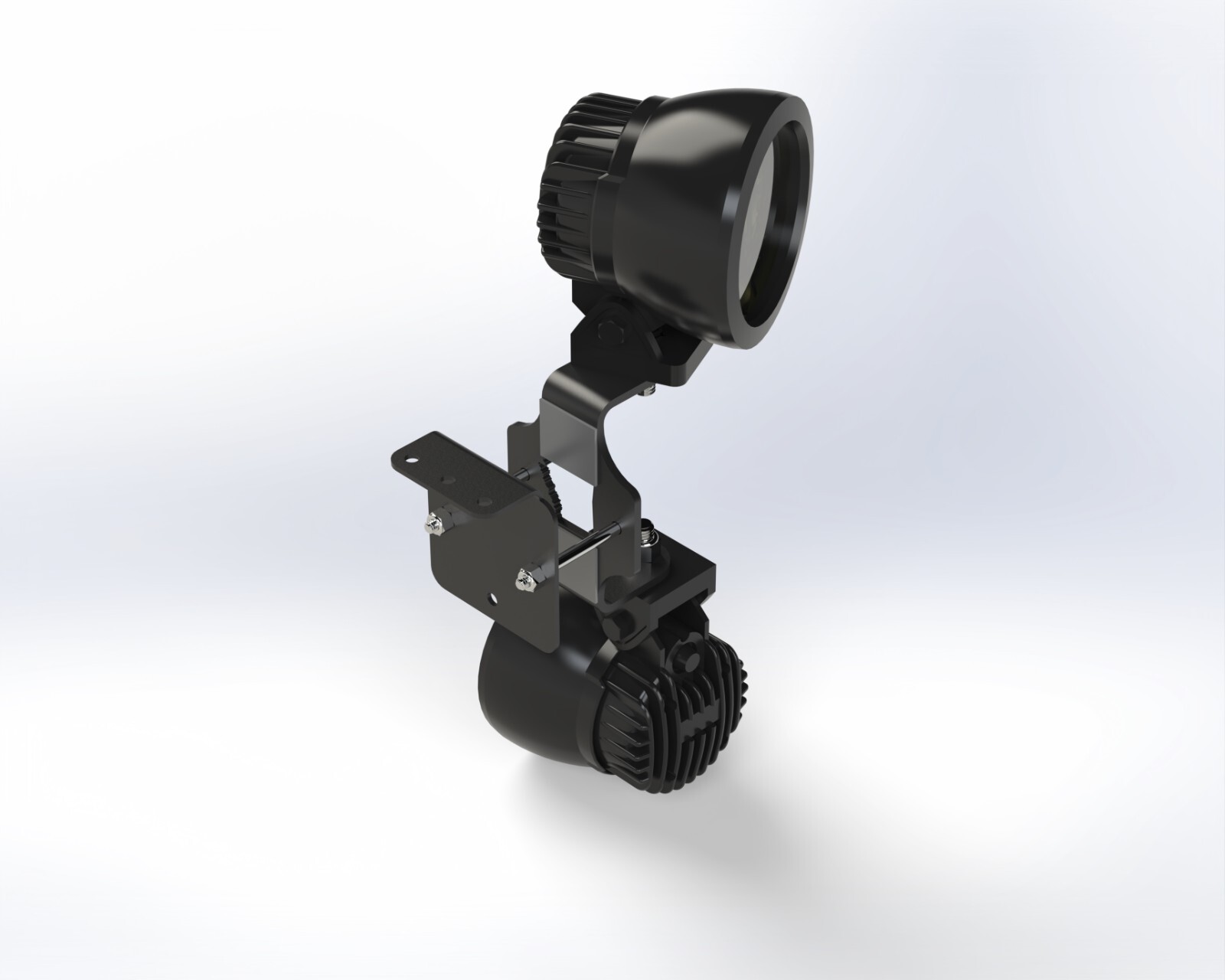 ROPS Light Mount Brackets with 2 LED Pods - USA MADE - Incl. Install ...