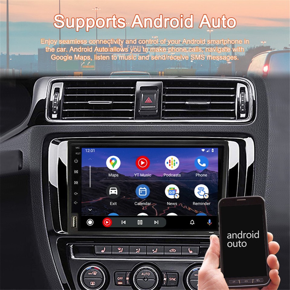 7Inch Universal Head Unit Car GPS Navi with CarPlay Android Auto ...
