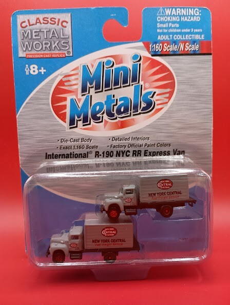 CMW MINI METALS 1:160 N INTERNATIONAL NEW YORK CENTRAL RAILROAD EXPRESS ...