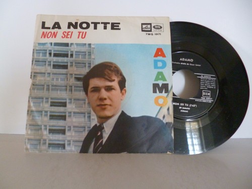 ADAMO LA NOTTE - NON SEI TU HMV 7MQ 1971 OTTIMO | eBay