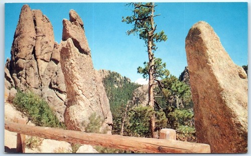Postcard - Needles Drive, Custer State Park, Black Hills - South Dakota ...