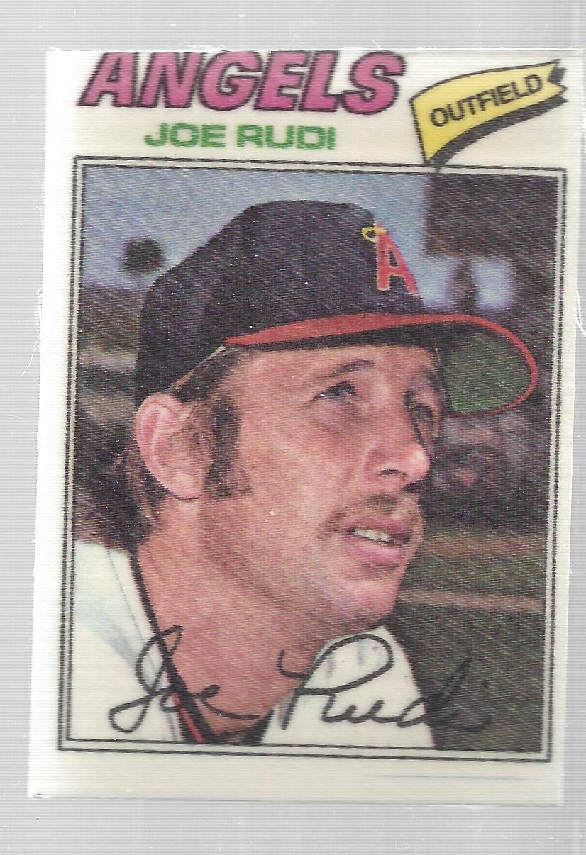 Joe Rudi 1977 Topps ML Baseball Cloth Trading Card # 39 Angels | eBay