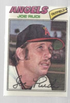 Joe Rudi 1977 Topps ML Baseball Cloth Trading Card # 39 Angels | eBay