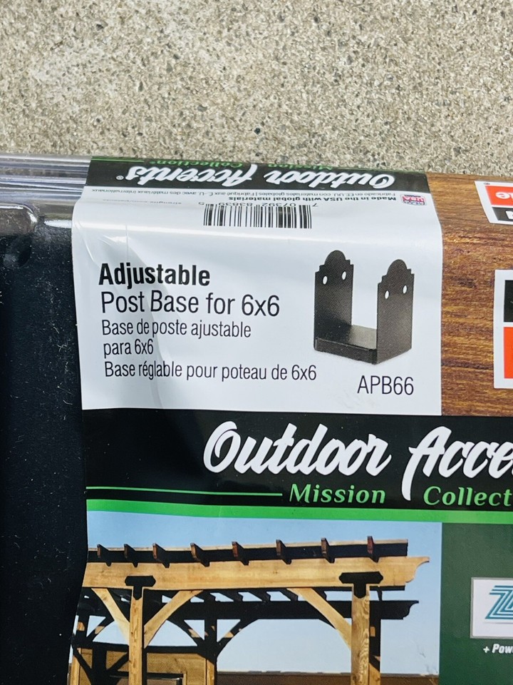 Simpson Strong-Tie APB66 Post Base - 6x6 Nominal Lumber Powder-Coated ...