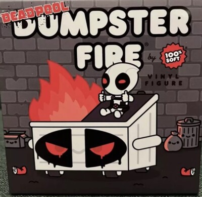 SDCC 2024! 100% Soft x Marvel DEADPOOL Dumpster Fire X Force Limited ...