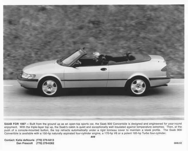 1997 Saab 900 Convertible Curbside Classic: 1997 Saab 900 SE Turbo