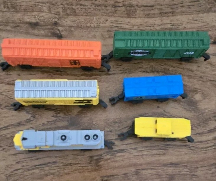 Vintage 1989 Galoob Micro Machines Train Lot Of 6 | eBay
