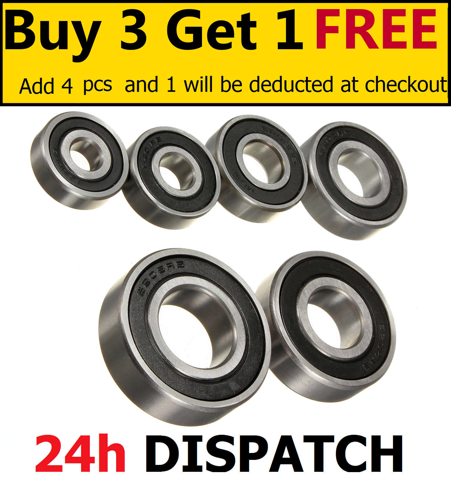 Bearings 6300 - 6315 2RS - Rubber Sealed | eBay UK