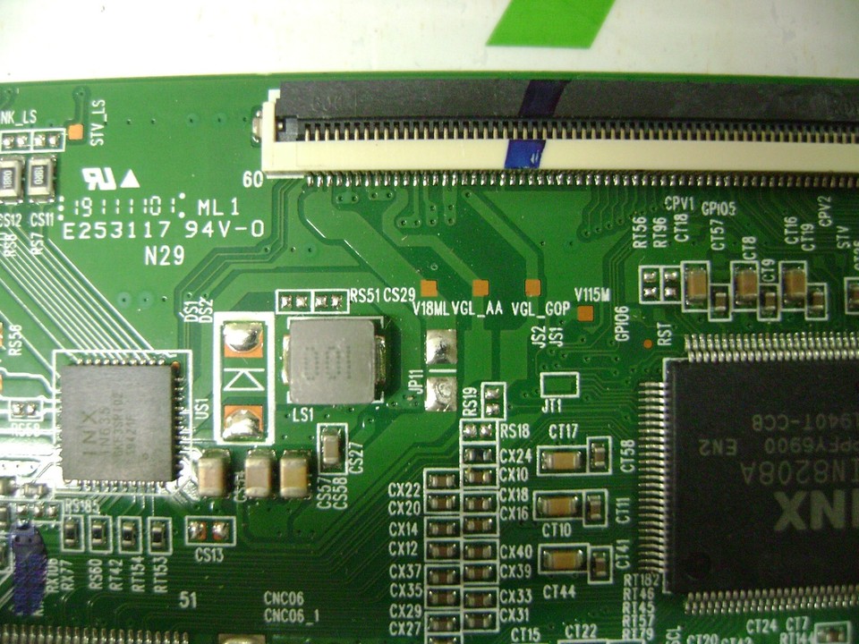 JVC LT-43CA890B T-CON Board V18ML VGL_AA VGL_G0P #VA1 | eBay