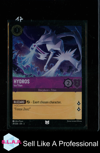 HYDROS INTO THE INKLANDS EN DISNEY LORCANA 2024 39/204 HOLO | eBay