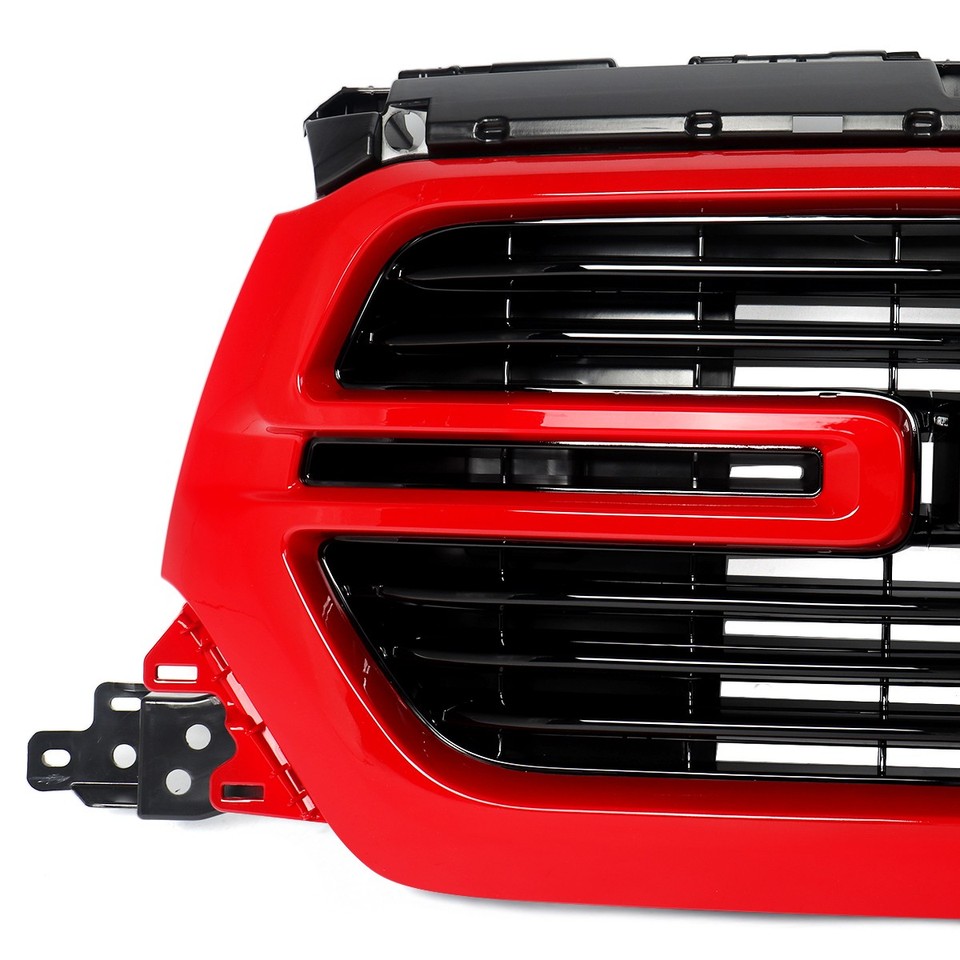 PR4 Flame Red Steel Front Bumper Face Bar & Grille for 2019-2024 RAM ...