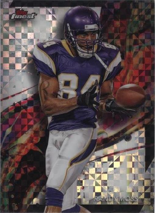 2024 Topps Finest - Common Randy Moss #50 Checkerboard Refractor for ...