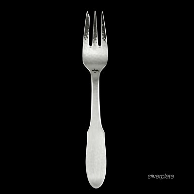 Georg Jensen Hammered Silverplate Pastry Fork 043 - Mermaid - NEW | eBay