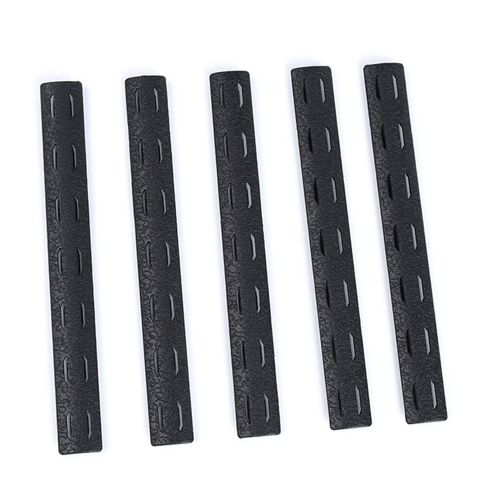 5.5" M-LOK Rail Panel Strip Cover Slot Covers Snap-in forMlok System ...